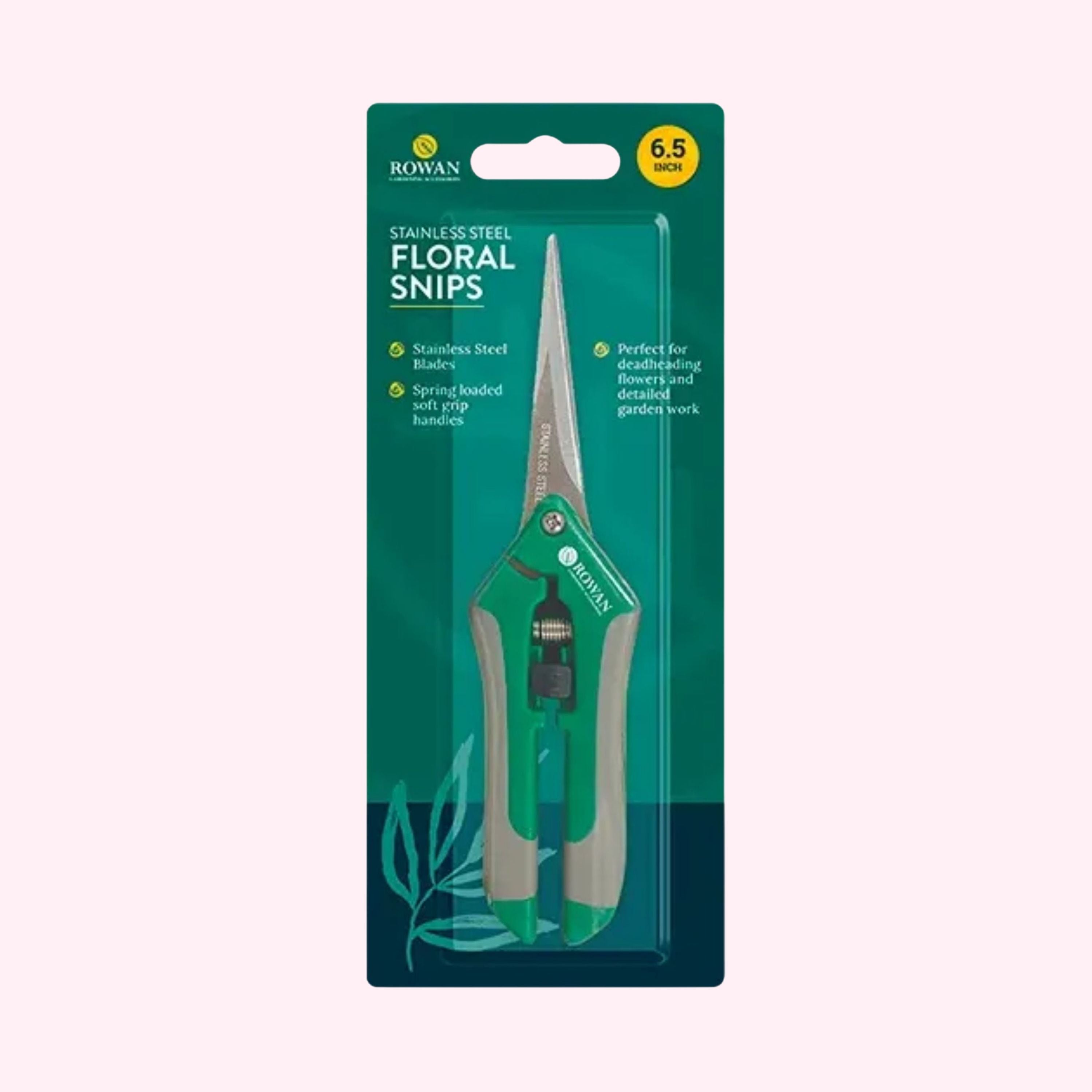 6.5 Inch Stainless Steel Floral Snips - Lightweight Garden Shears – The ...